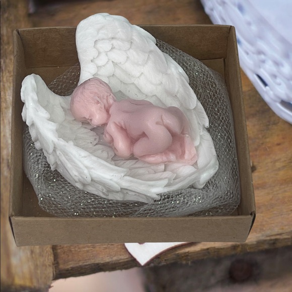 Hand Crafted | Bath & Body | Baby Angel Soap Box Present Baby Shower ...